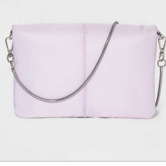 a new day | Bags | Final Sale A New Day Lilac Puffer Crossbody Handbag ...
